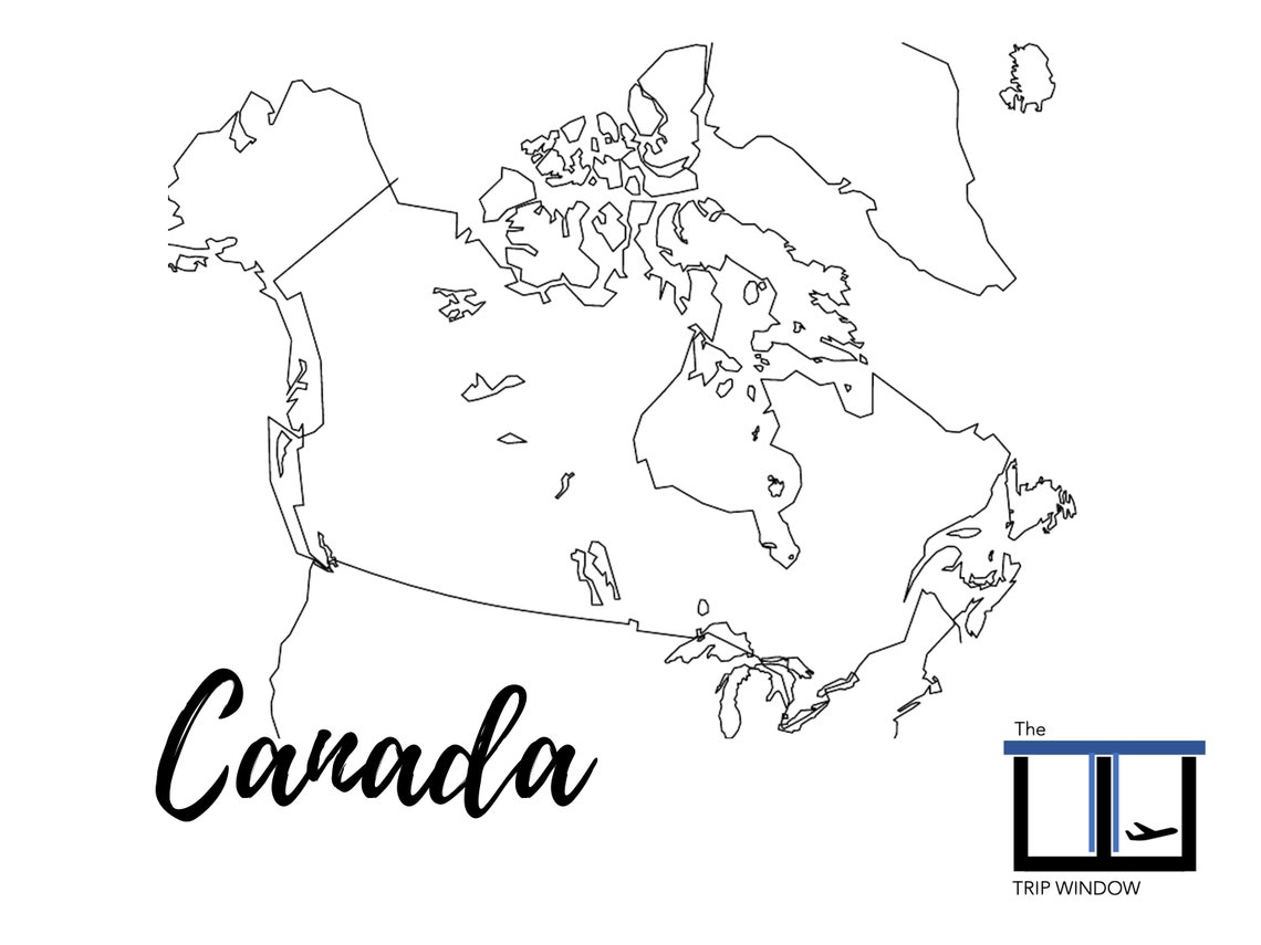 Canada Kids Coloring Activity Page Travel Coloring Canada Kids ...