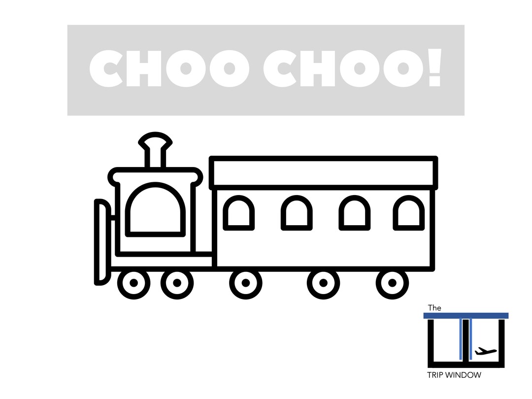 CHOO CHOO 2 My Train Kids Coloring Page Kids Activity Kids Travel ...