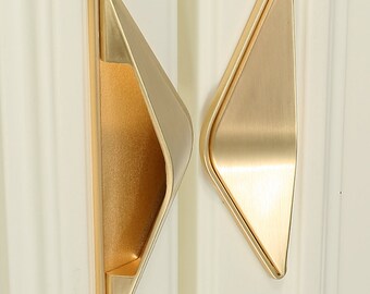 Solid Brass Drawer Knobs Pulls Butterfly Dresser Knobs Kitchen Cabinet Pulls Handle Door Knob ...