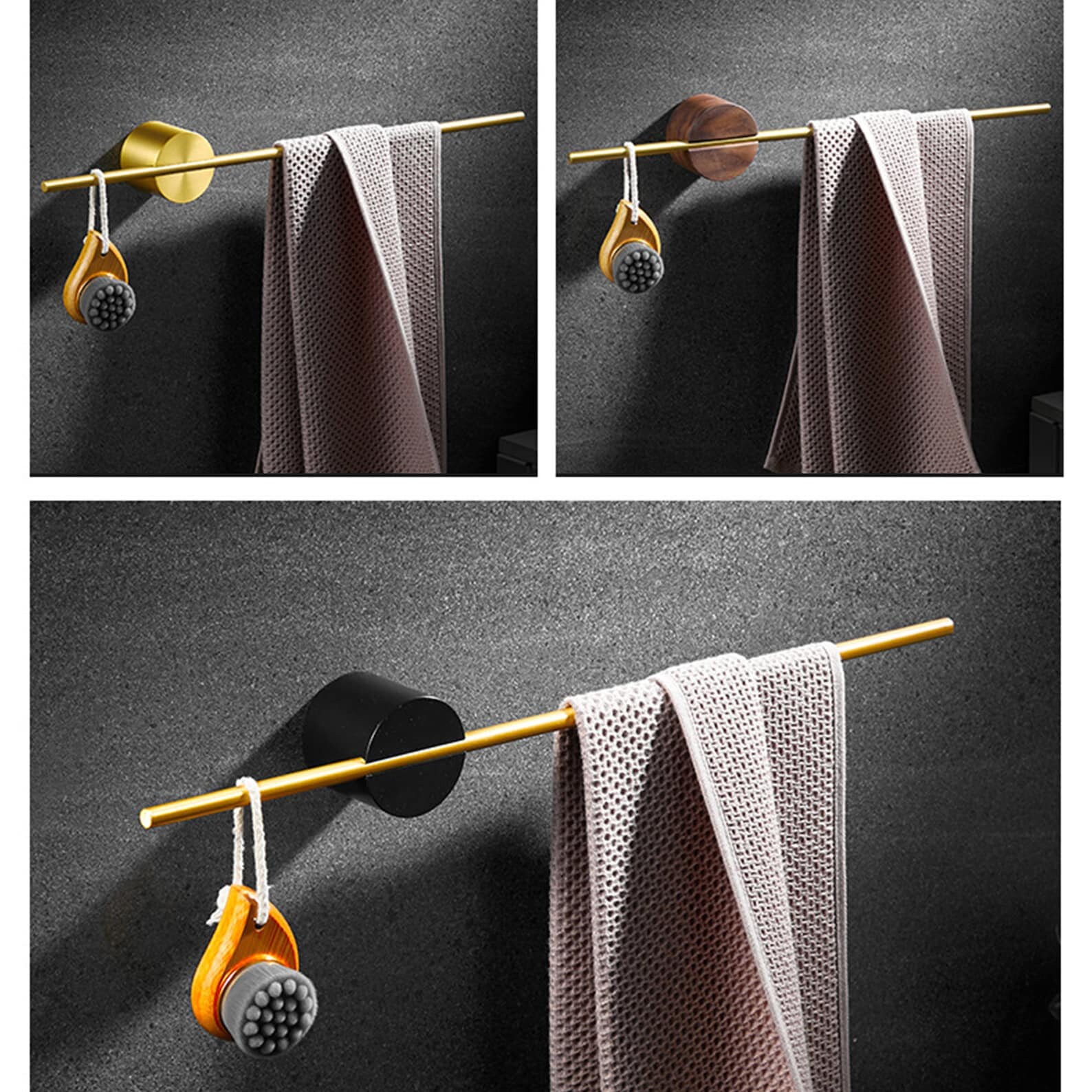 Towel Hooks Wall Mount Towel Holder Adjustable Bathroom Hooks - Etsy