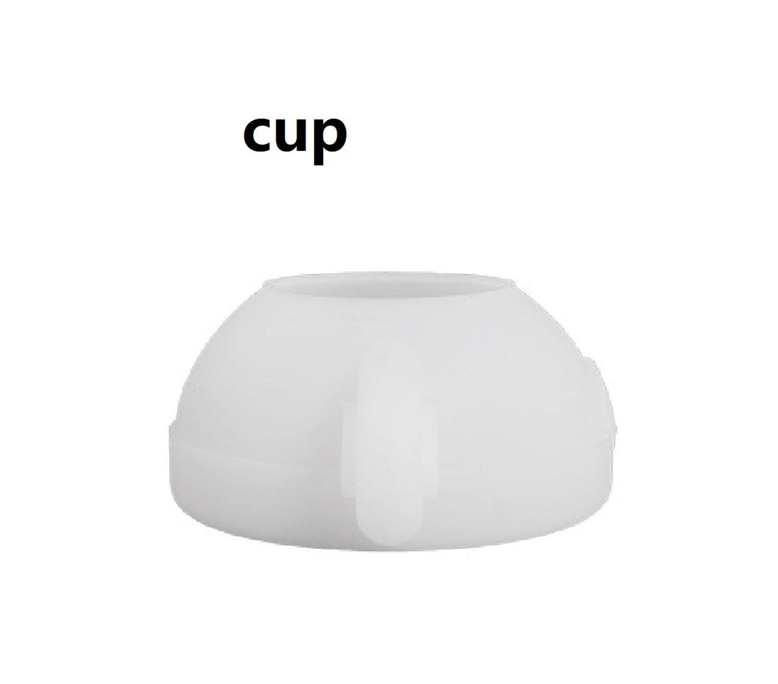 Cute Coffee Cup Silicone Mold, Casting Molds Cup With Plate, Candle ...