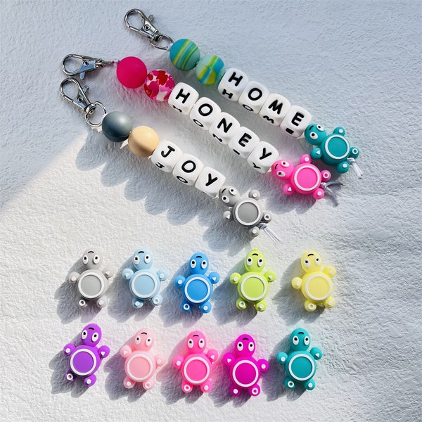 Beaded Turtle Keychain - Etsy