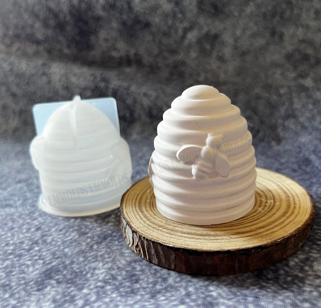 BEEHIVE Silicone MOLD Candle Mold Honey Bee Mold Silicone Mold Concrete ...