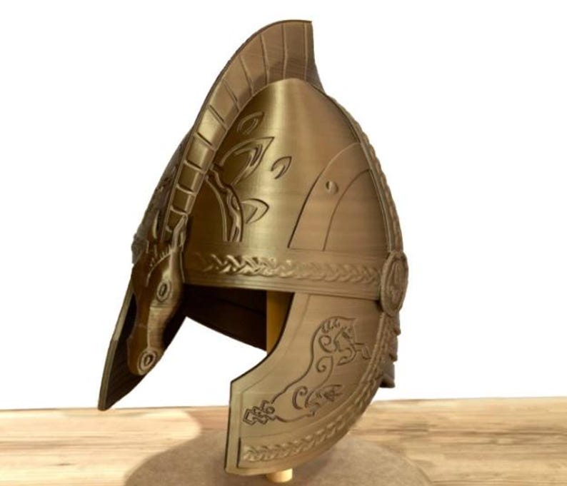Lord of the Rings Helmet 3D STL: Gimli & Eomer Cosplay Armor (digital ...