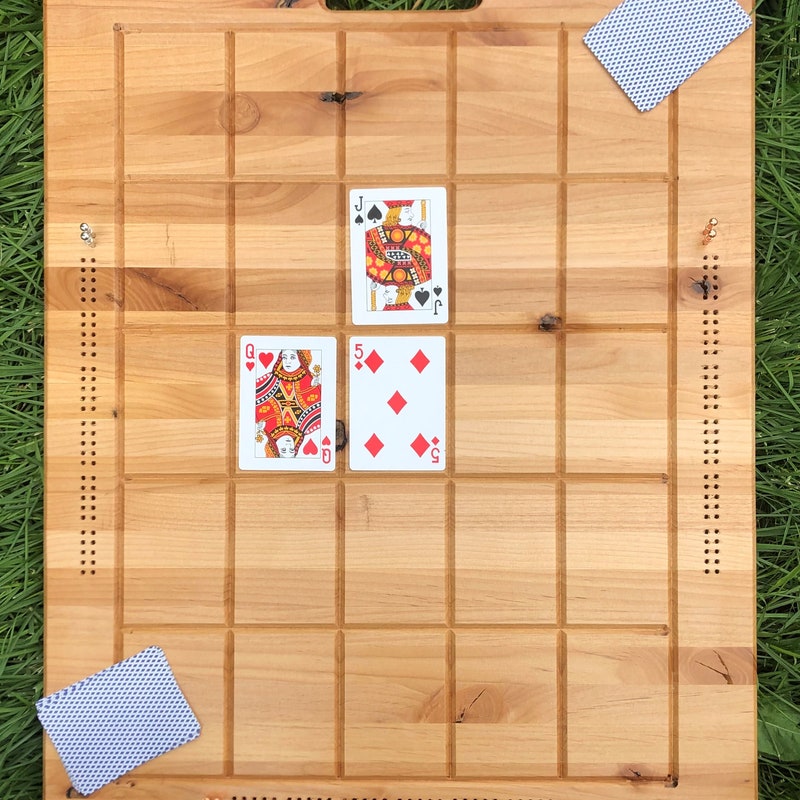 Cribbage Board Table - Etsy