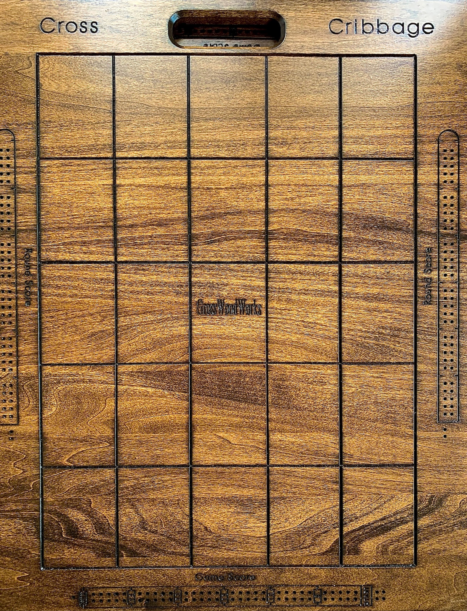 Cross Cribbage Board: Solid Wood Travel Game - Etsy