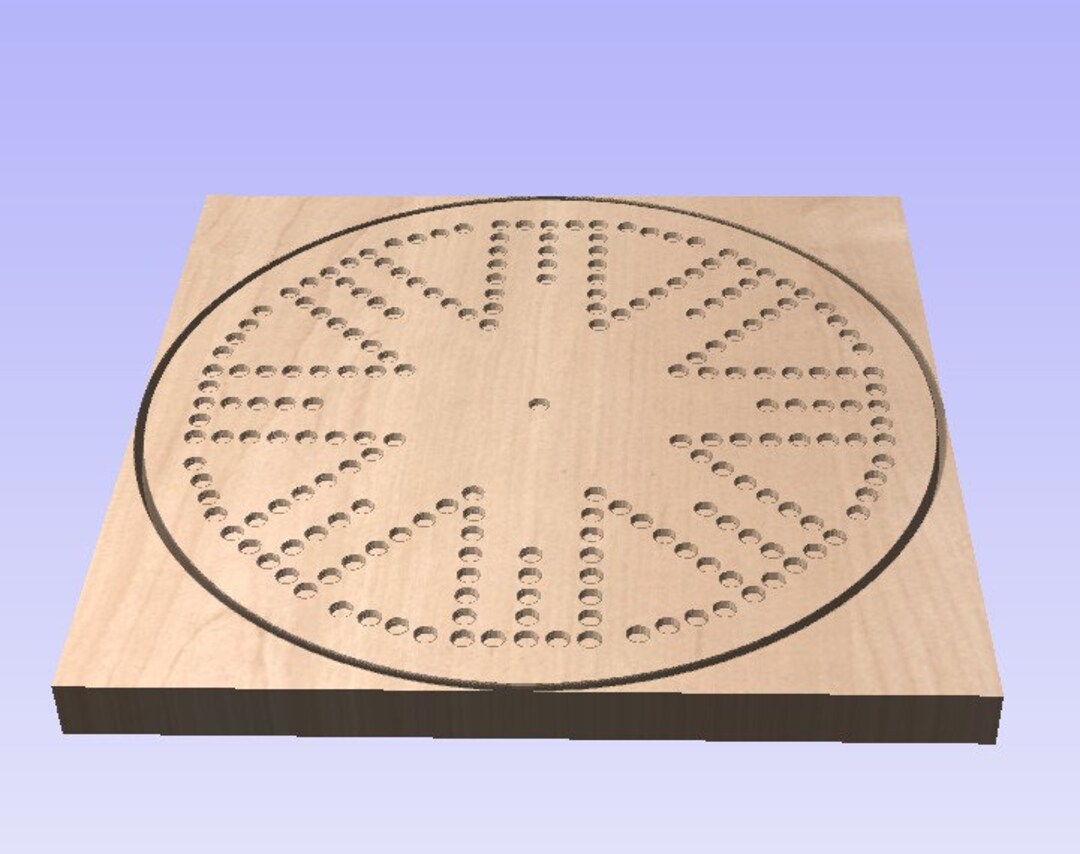 Wahoo Board Game CNC File: Jokers and Marble Carbles, 8-10 Player (SVG ...
