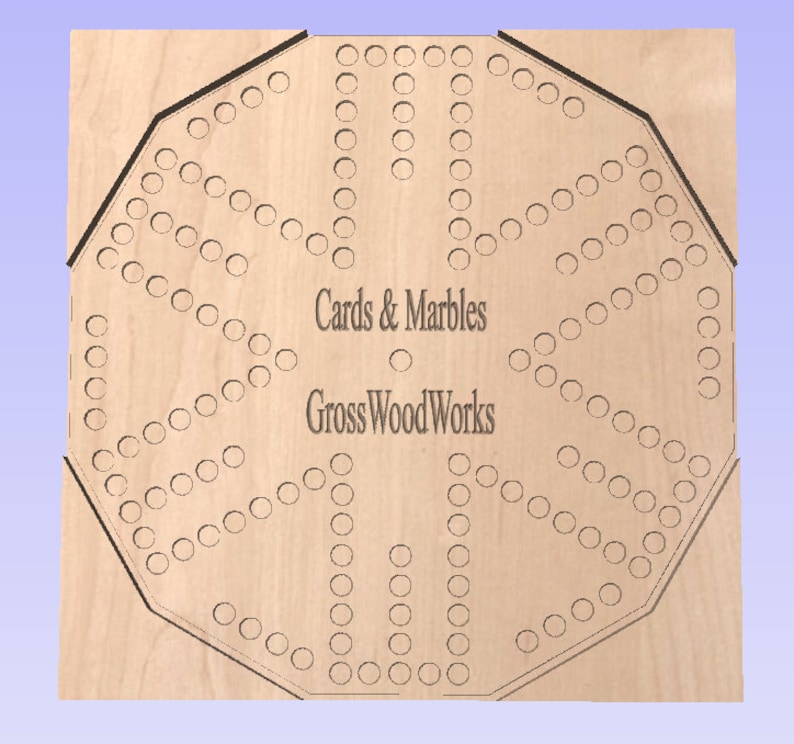 Carbles Jokers and Marbles Board Game Wahoo Tock CNC File PDF SVG Dxf ...