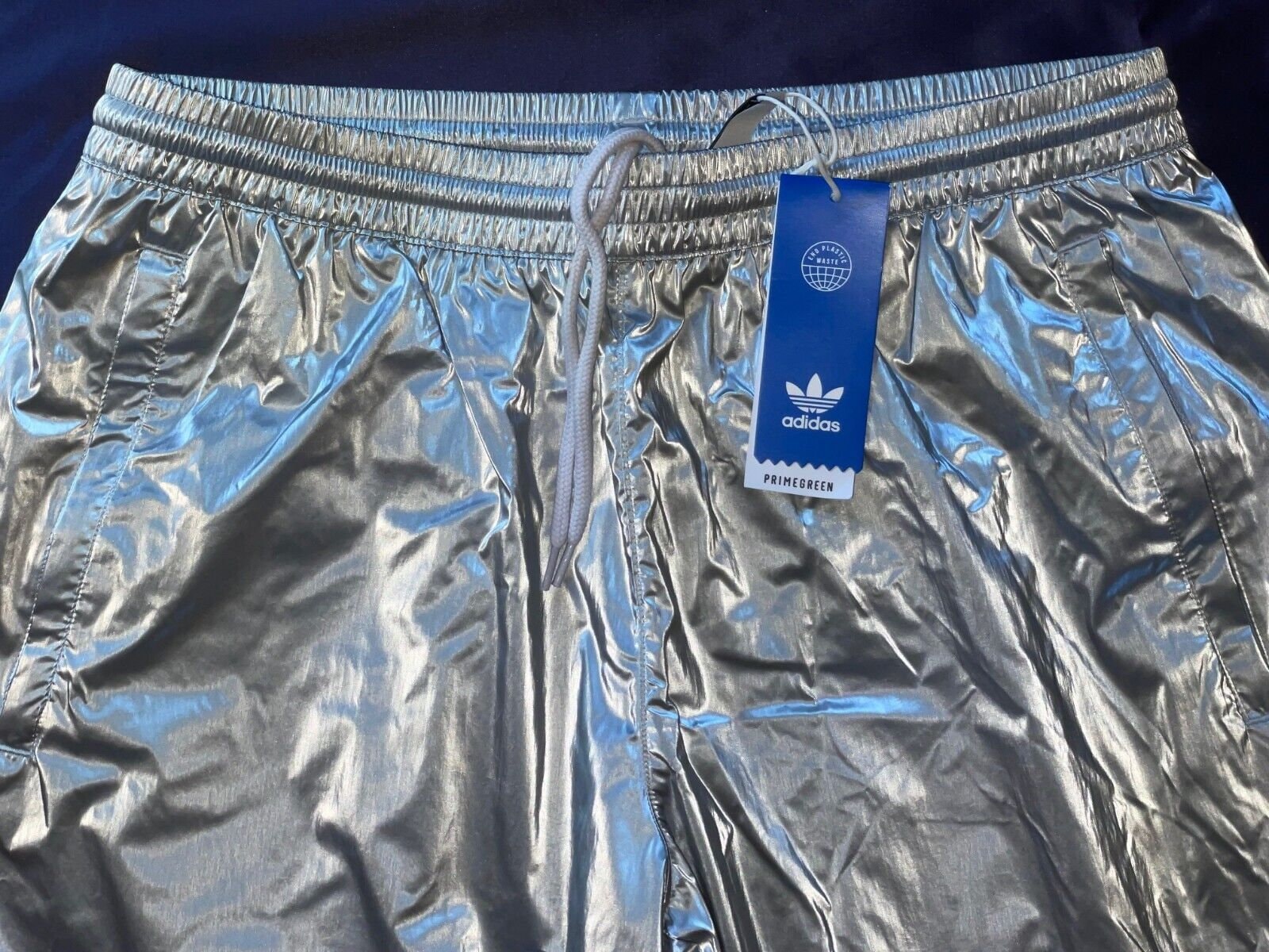 ADIDAS Cal Surf SILVER Pants Gloss Nylon Shiny Silky Vintage - Etsy UK