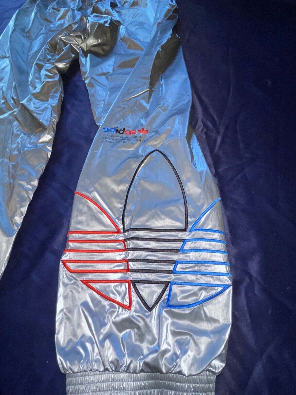 ADIDAS Cal Surf SILVER Pants Gloss Nylon Shiny Silky Vintage - Etsy UK