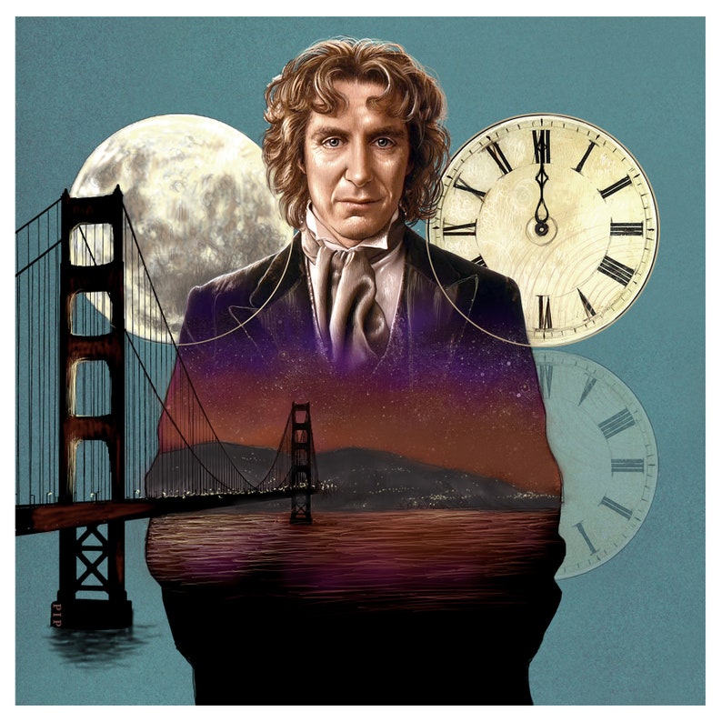 Doctor Who Print the Movie 148mm Square - Etsy