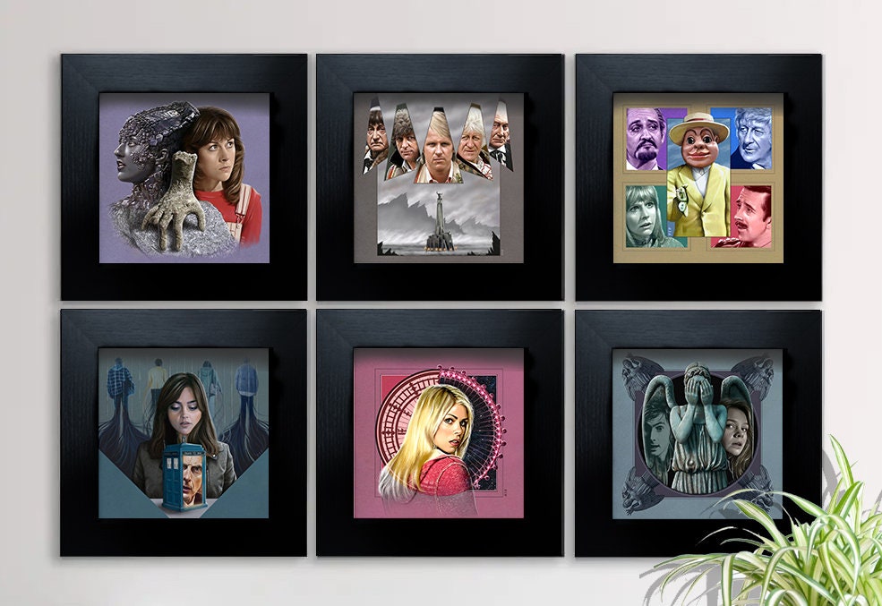 Doctor Who Print the Ambassadors of Death 148mm Square - Etsy