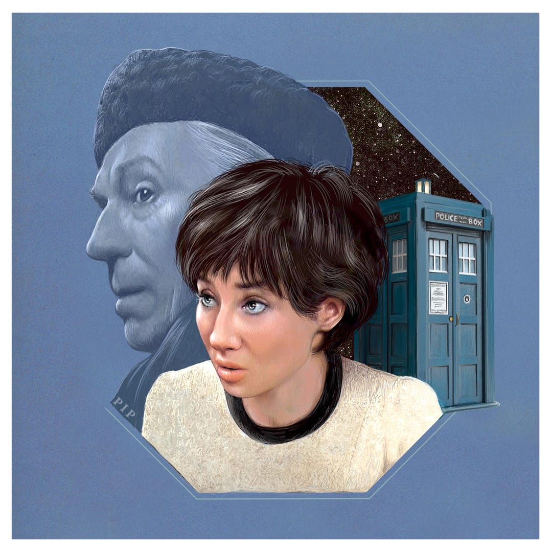 Doctor Who Print - an Unearthly Child | 148mm Square | 1st Doctor ...