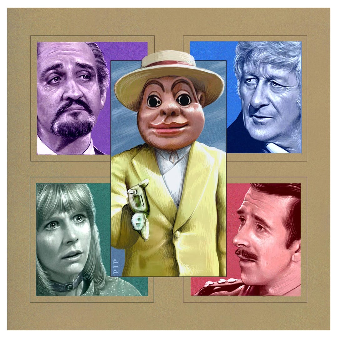 Doctor Who Print - Terror of the Autons | 148mm Square | 3rd Doctor ...