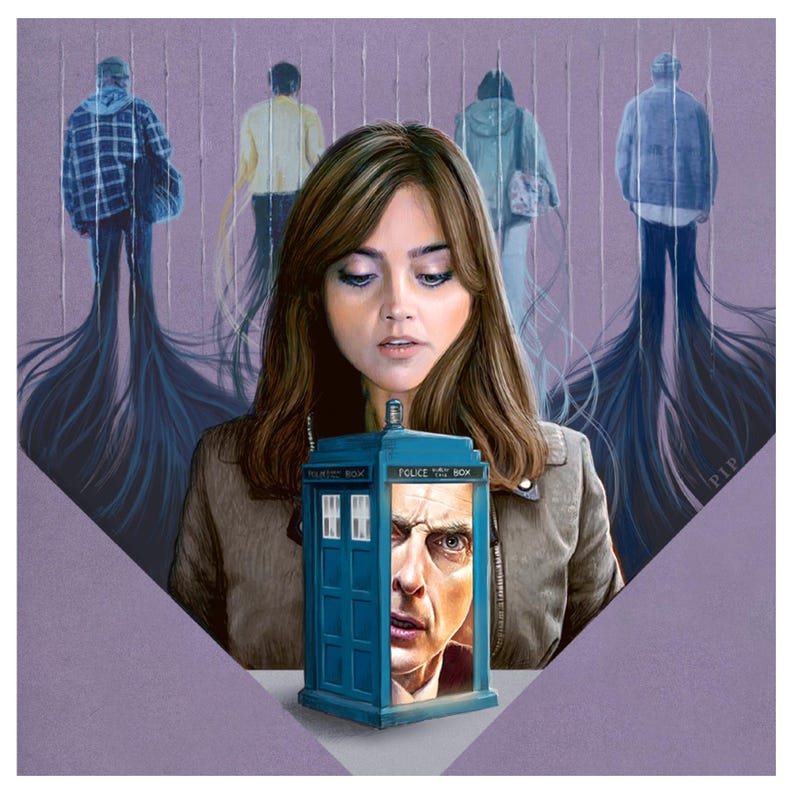Doctor Who Print - Flatline | 148mm Square | 12th Doctor | Peter ...