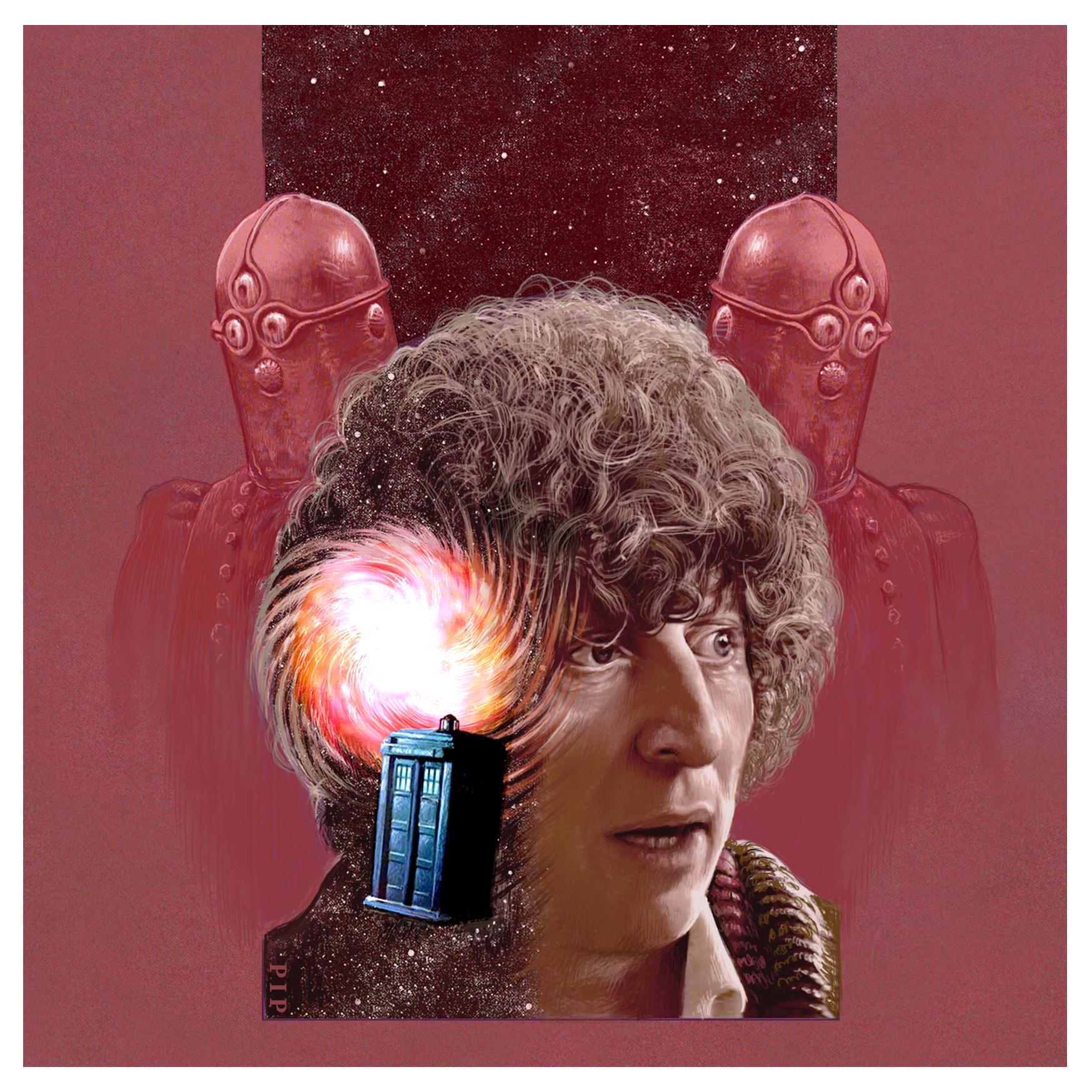 Doctor Who Print - Underworld | 148mm Square | 4th Doctor | Tom Baker ...