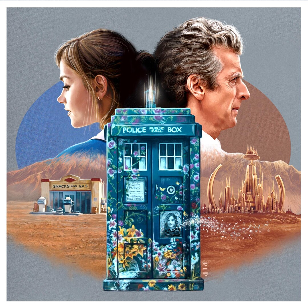 Doctor Who Print - Hell Bent | 148mm Square | 12th Doctor | Peter ...
