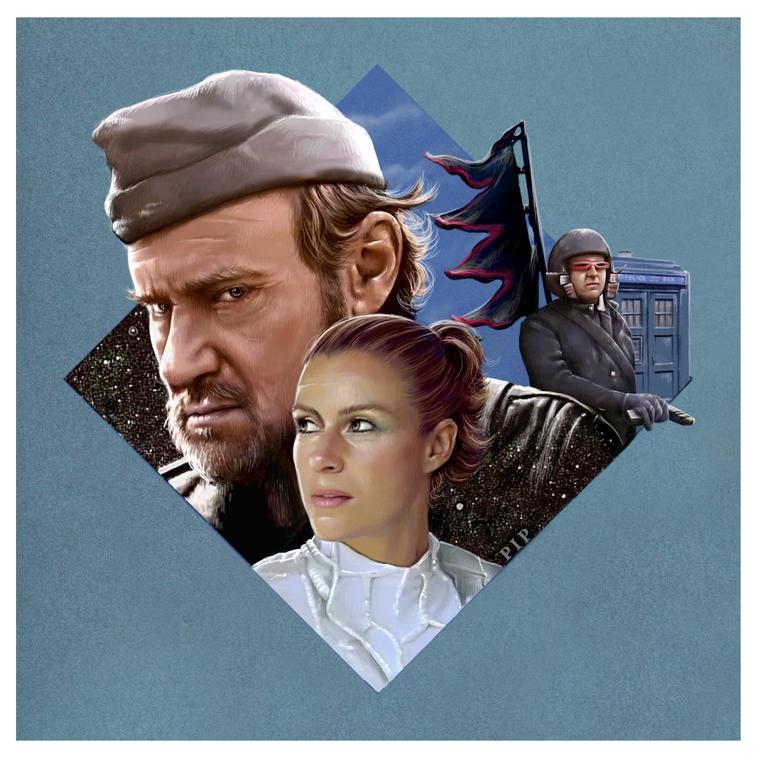 Doctor Who Print - Delta and the Bannermen (148mm Square) - Etsy