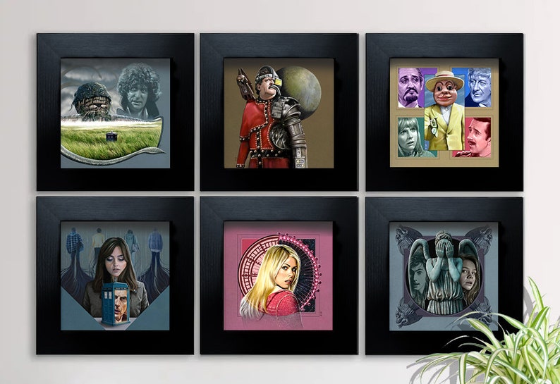 Doctor Who Print - the Power of Kroll | 148mm Square | 4th Doctor | Tom ...