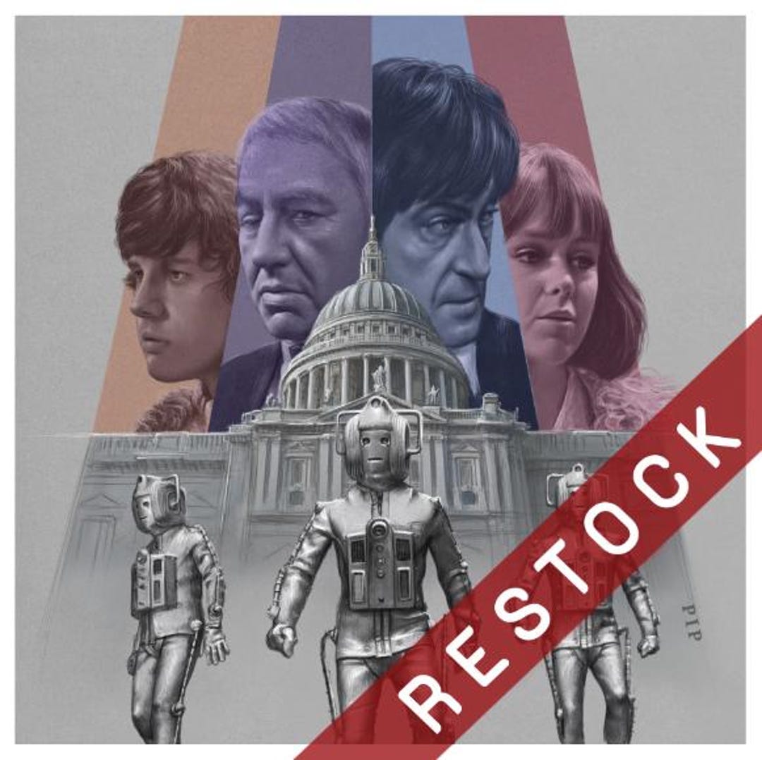 Doctor Who Print - the Invasion | 148mm Square | 2nd Doctor | Patrick ...