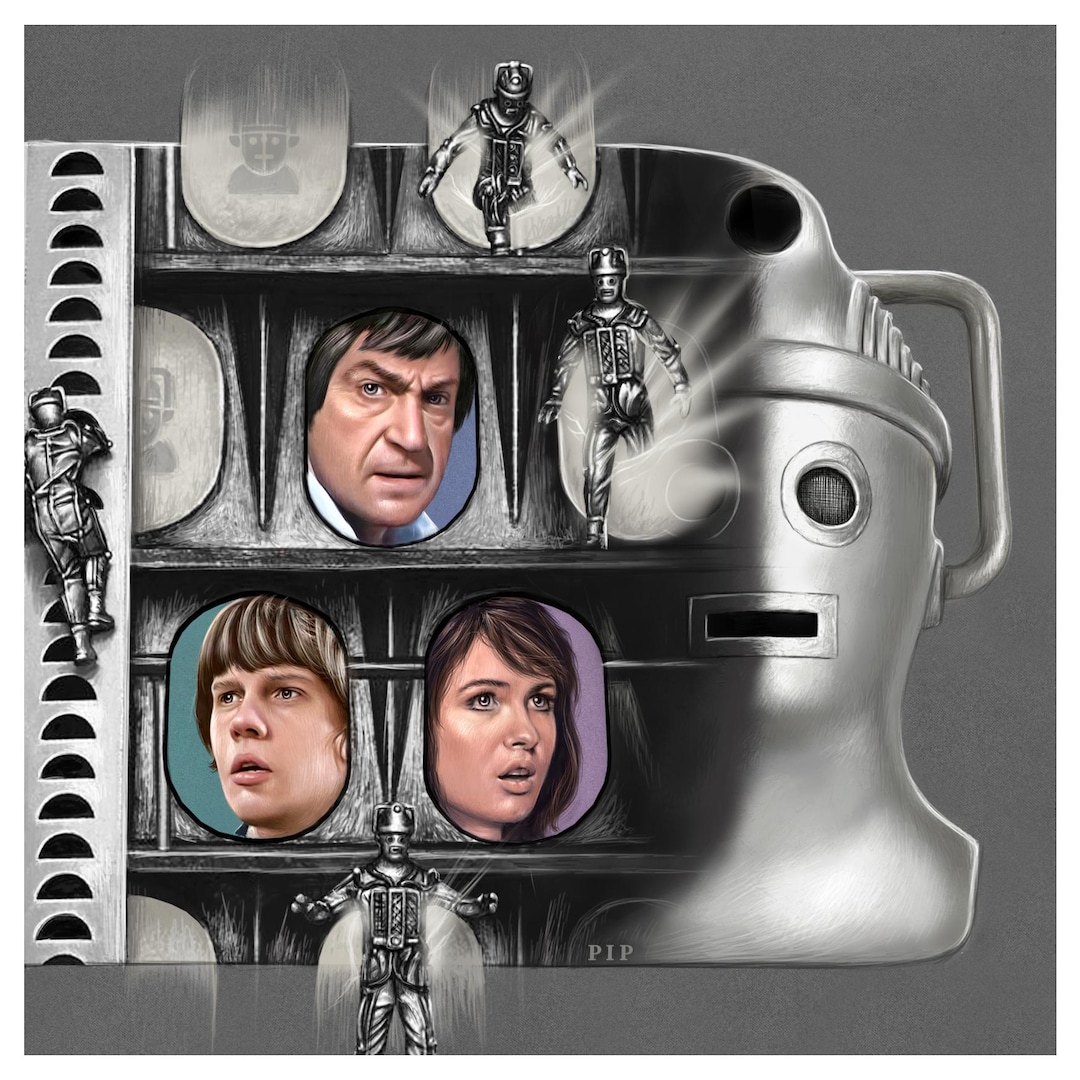 Doctor Who Print - the Tomb of the Cybermen | 148mm Square | 2nd Doctor ...