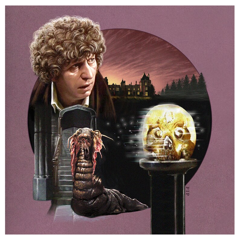 Doctor Who Print Image of the Fendahl 148mm Square - Etsy UK