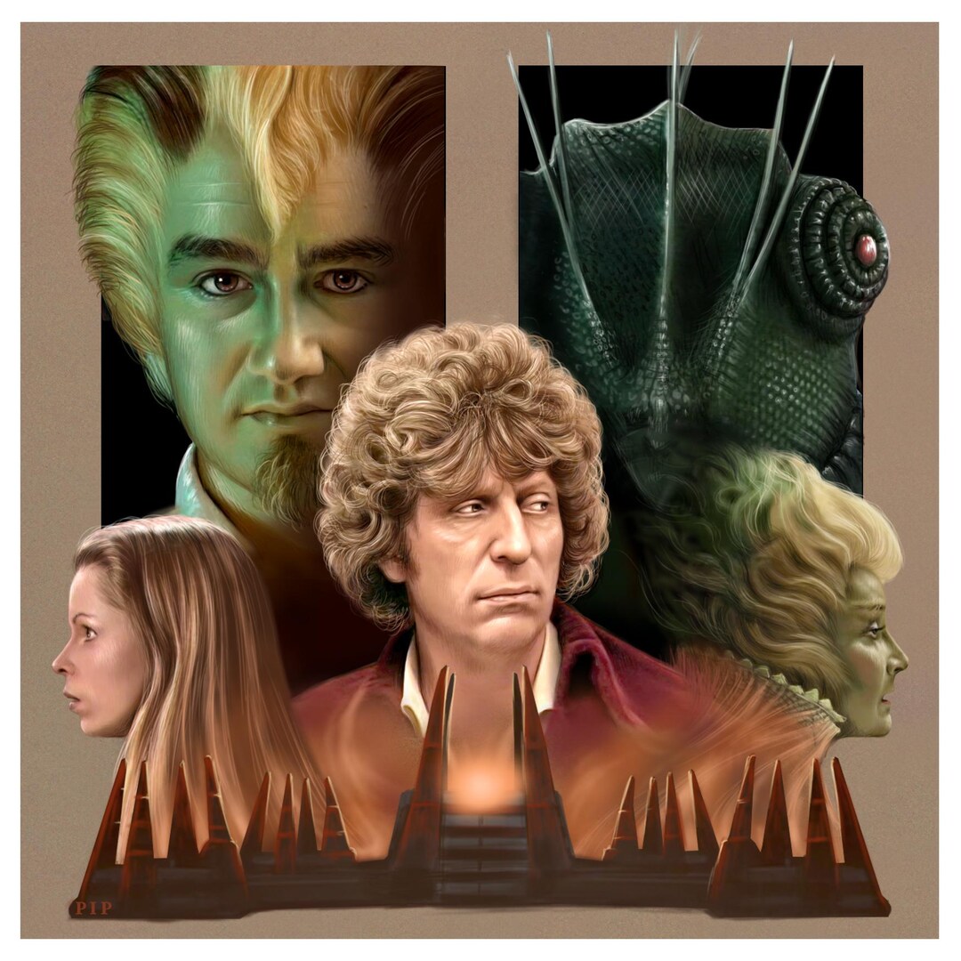 Doctor Who Print - the Leisure Hive | 148mm Square | 4th Doctor | Tom ...