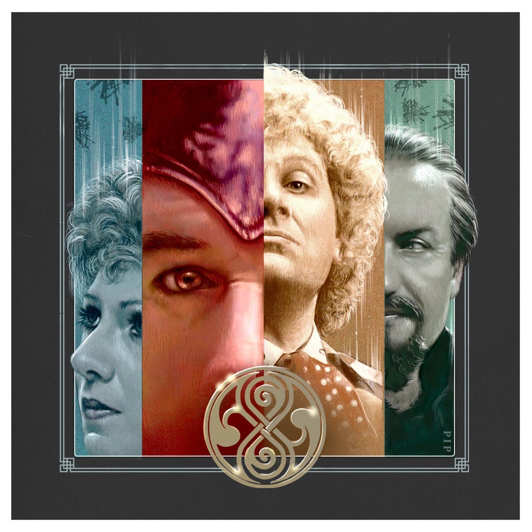 Doctor Who Print - the Ultimate Foe | 148mm Square | 6th Doctor | Colin ...