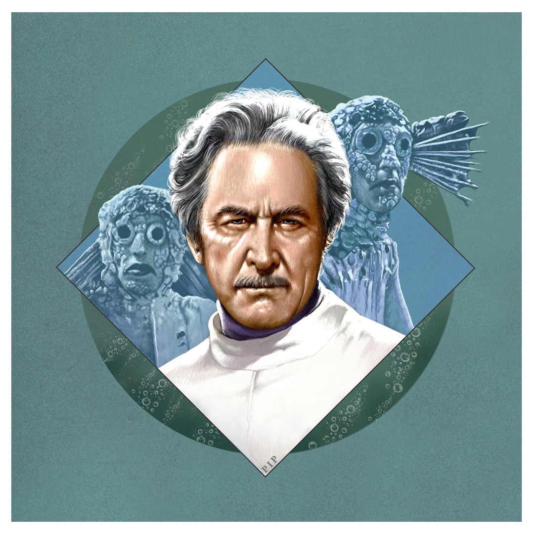 Doctor Who Print - the Underwater Menace | 148mm Square | 2nd Doctor ...