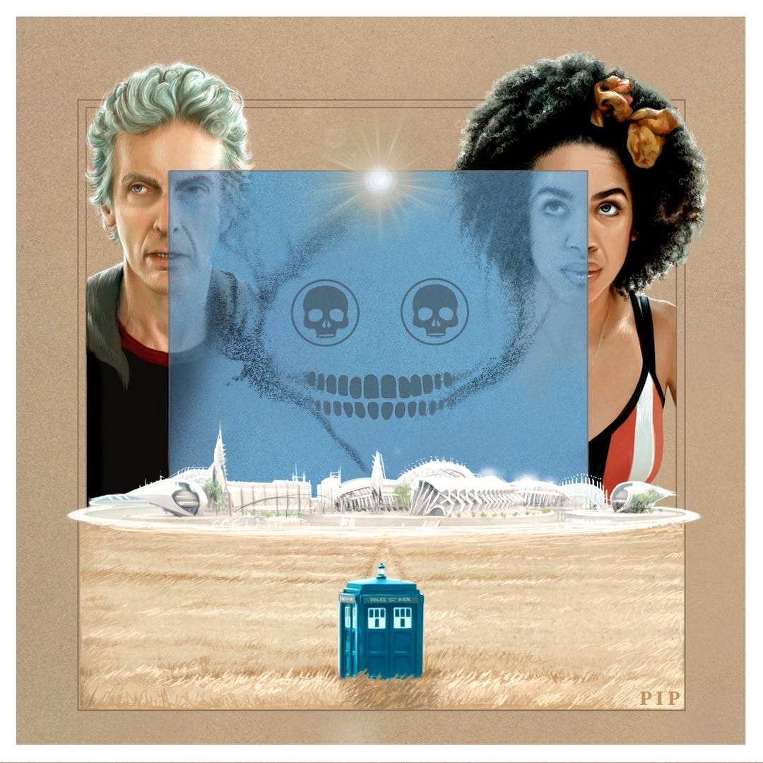 Doctor Who Print - Smile | 148mm Square | 12th Doctor | Peter Capaldi ...