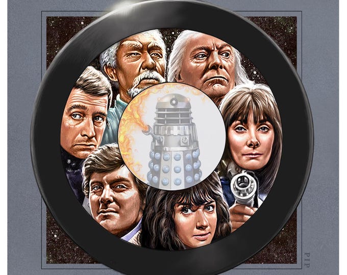 Doctor Who Print - the Daleks' Master Plan | 148mm Square | 1st Doctor ...