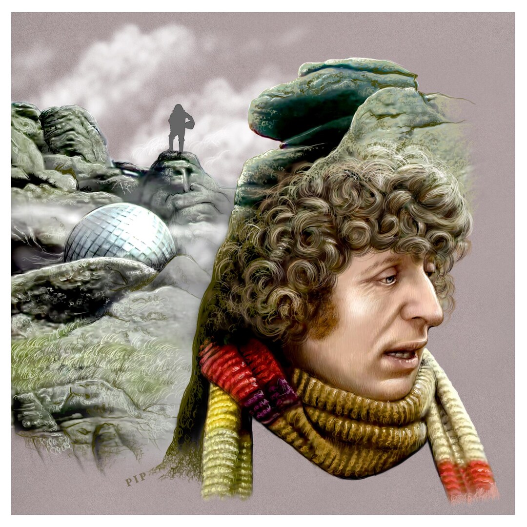 Doctor Who Print - the Sontaran Experiment | 148mm Square | 4th Doctor ...