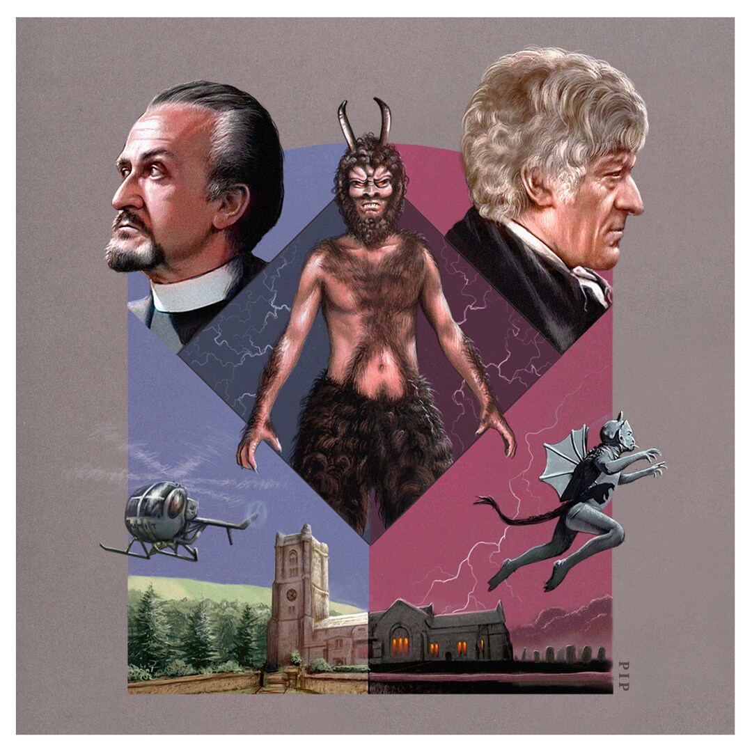 Doctor Who Print the Daemons 148mm Square - Etsy