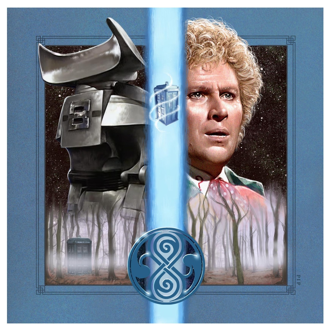 Doctor Who Print - the Mysterious Planet | 148mm Square | 6th Doctor ...