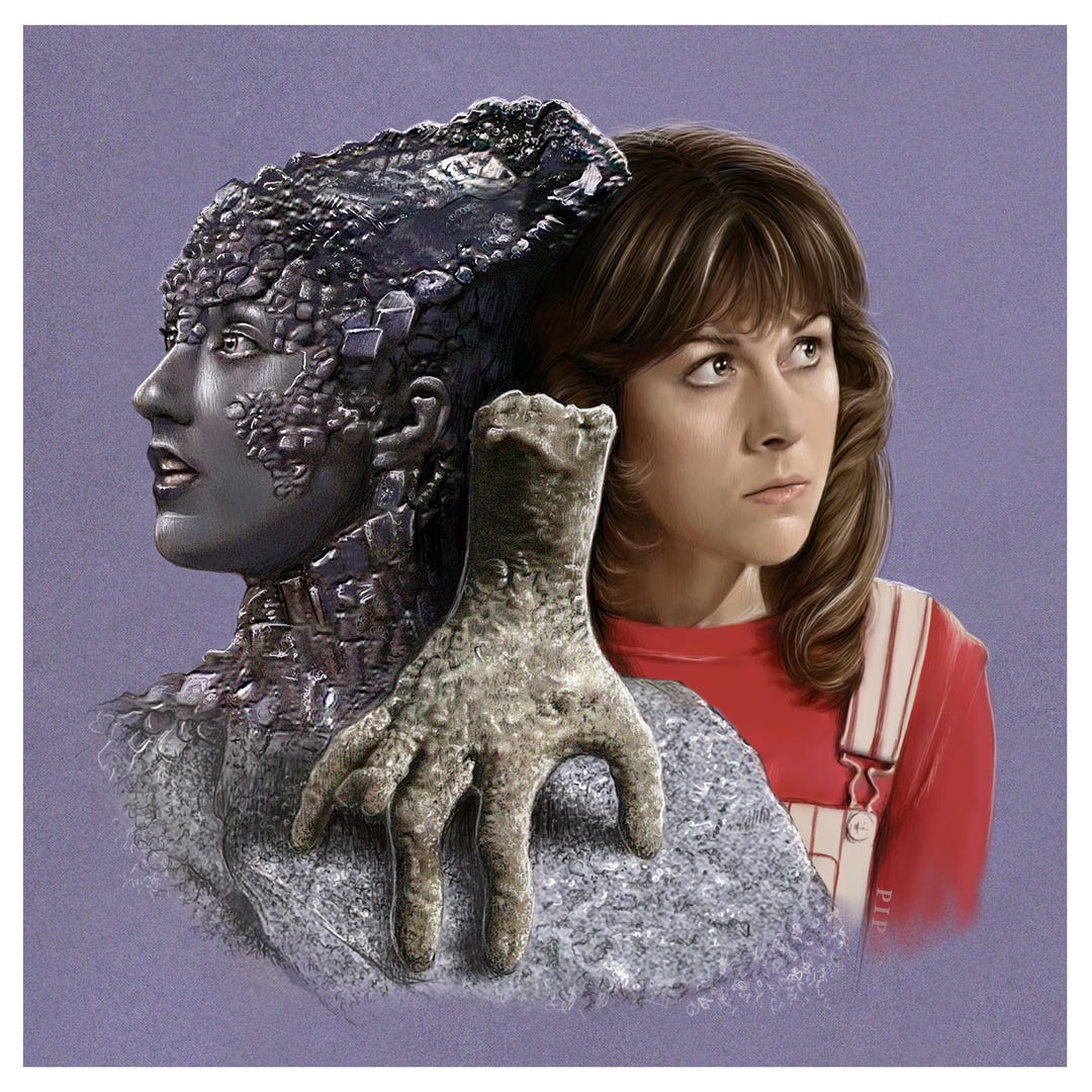 Doctor Who Print - the Hand of Fear | 148mm Square | 4th Doctor | Tom ...