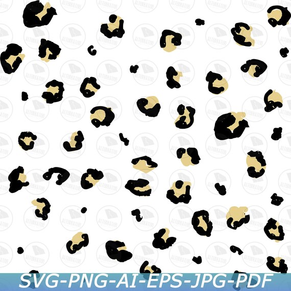 Leopard Print Svg Cheetah Print Svg Digital Download - Etsy