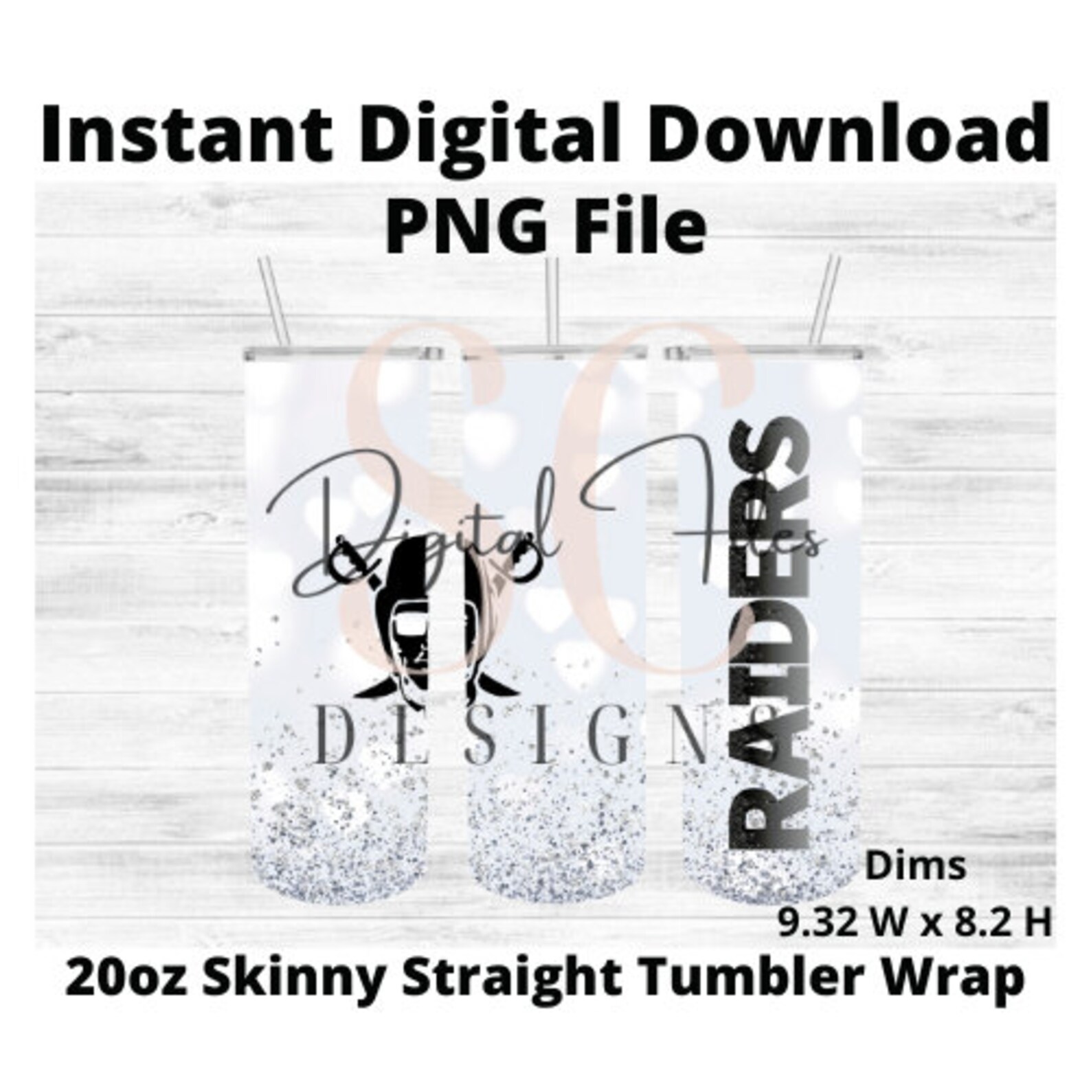 Raiders Tumbler Wrap Raiders Sublimation Wrap Raiders PNG - Etsy