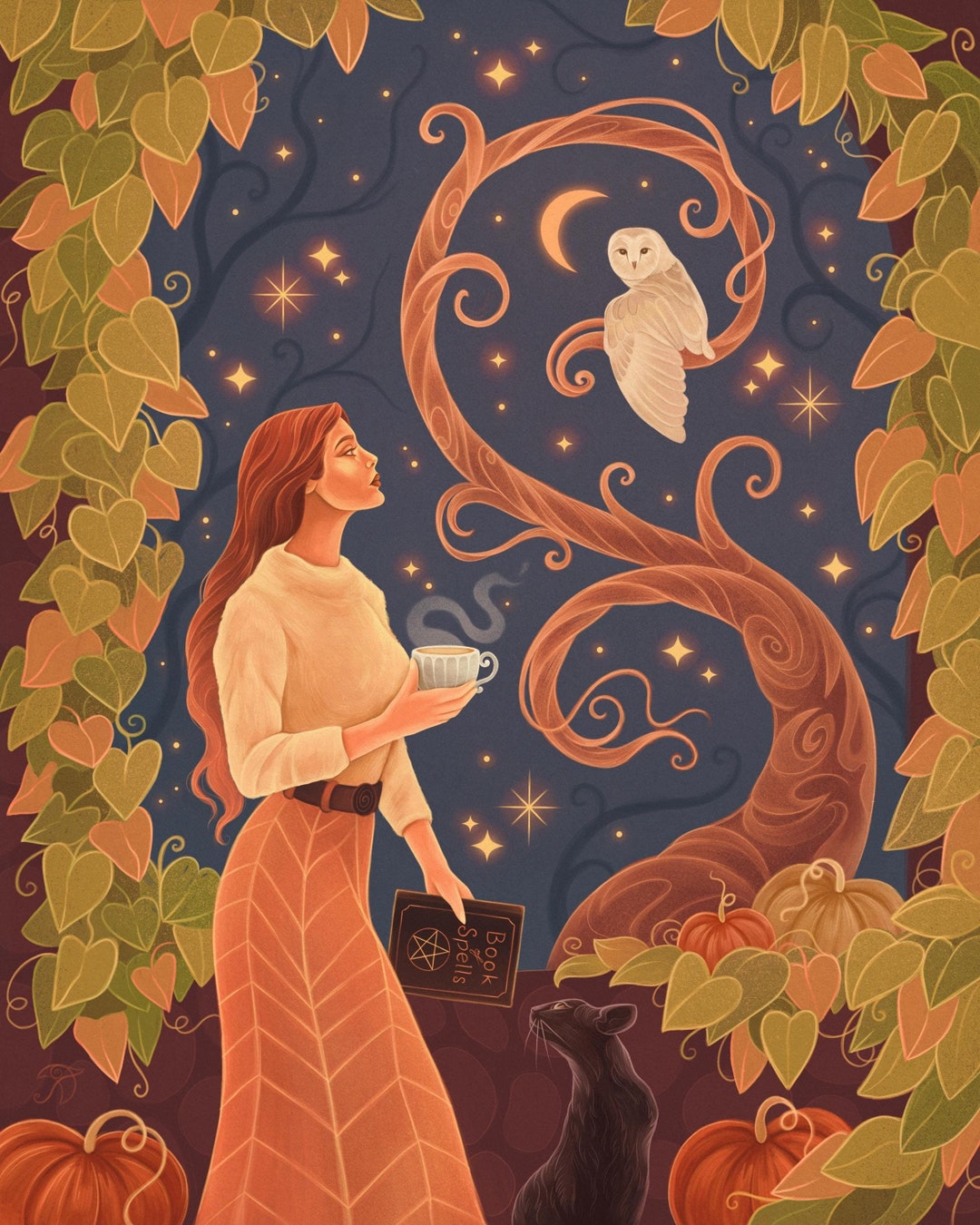 Witch Art Print, Divine Feminine Wall Art for Women - Etsy