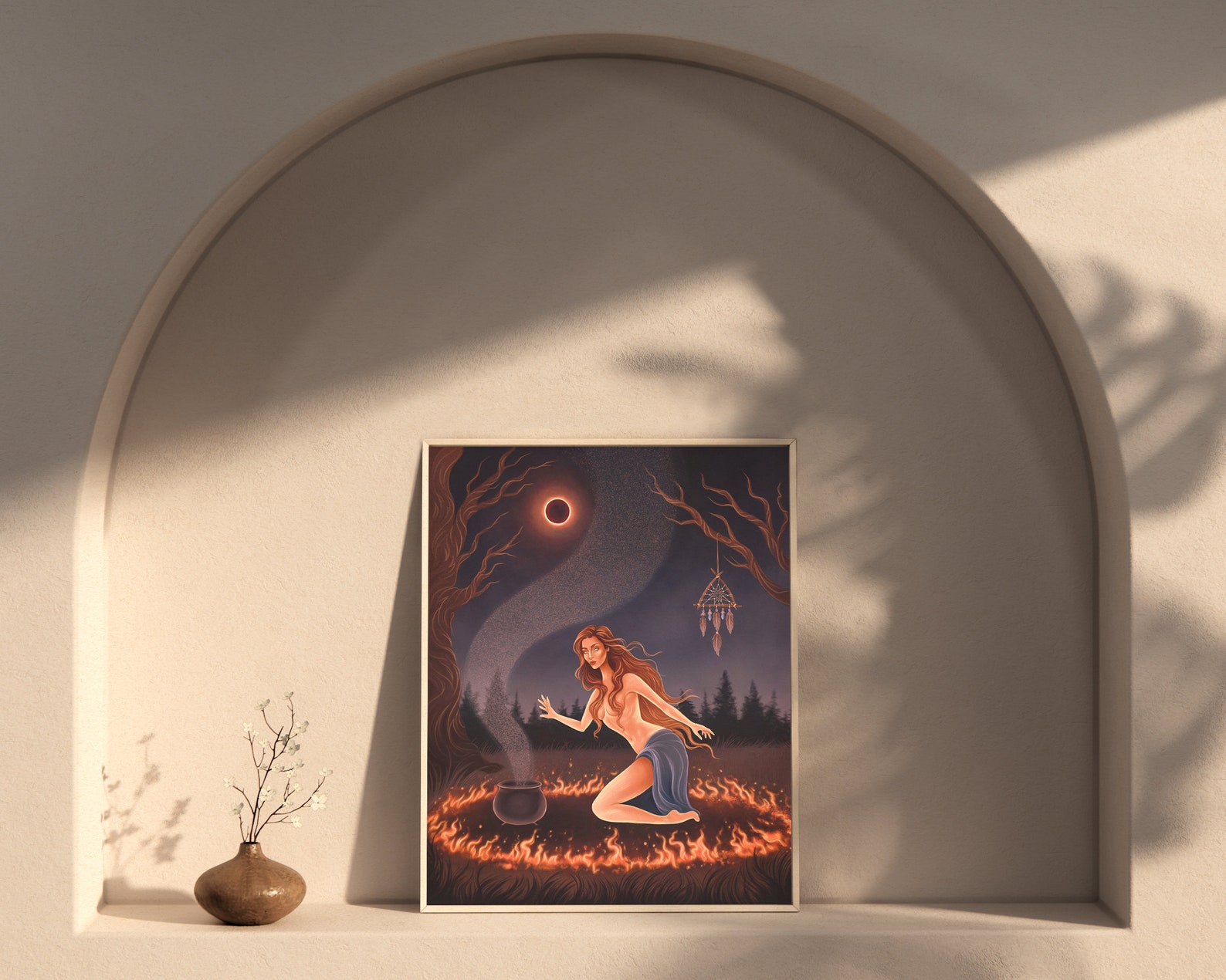 Witch Printable Wall Art, Goddess Digital Download, Wicca Altar ...