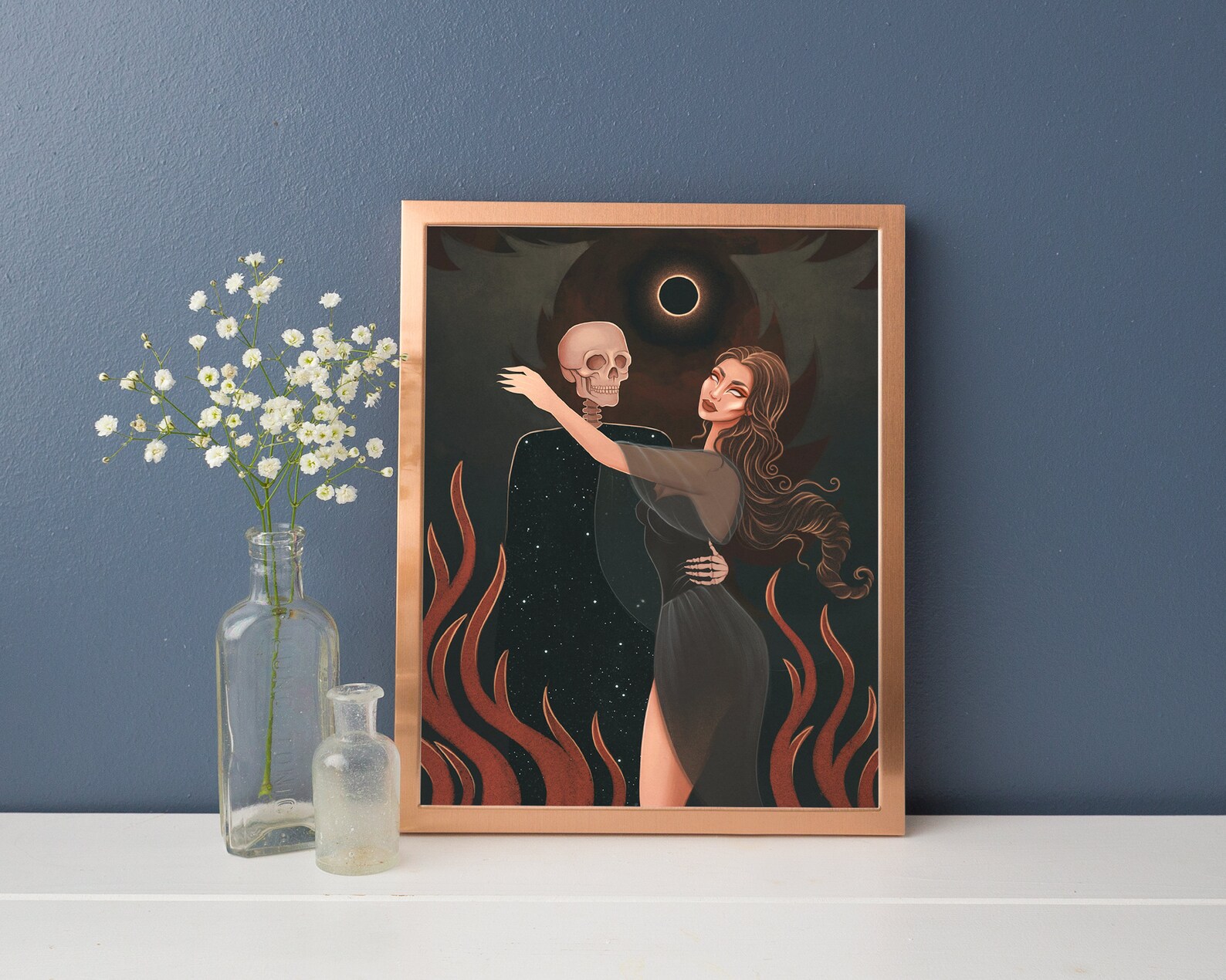 Dance Macabre Art Print Occult Decor Mystical Wall Art - Etsy