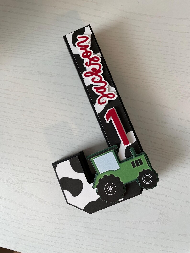 Farm 3D Letters, Tractor 3D Letters, Farm Party Decor, 3D Letters, 3D ...