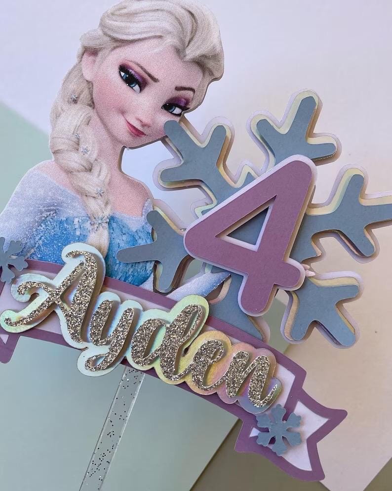 Frozen Cake Topper, Elsa Cake Topper, Olaf Cake Topper, Frozen Party ...