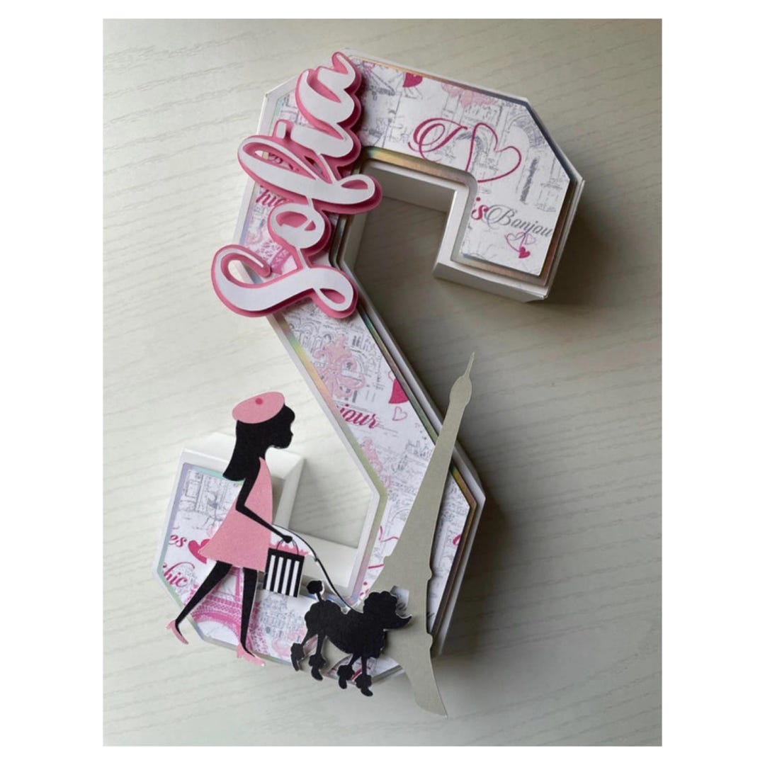 Paris 3D Letter Party, Custom Paris Party Supplies, Paris Birthday ...