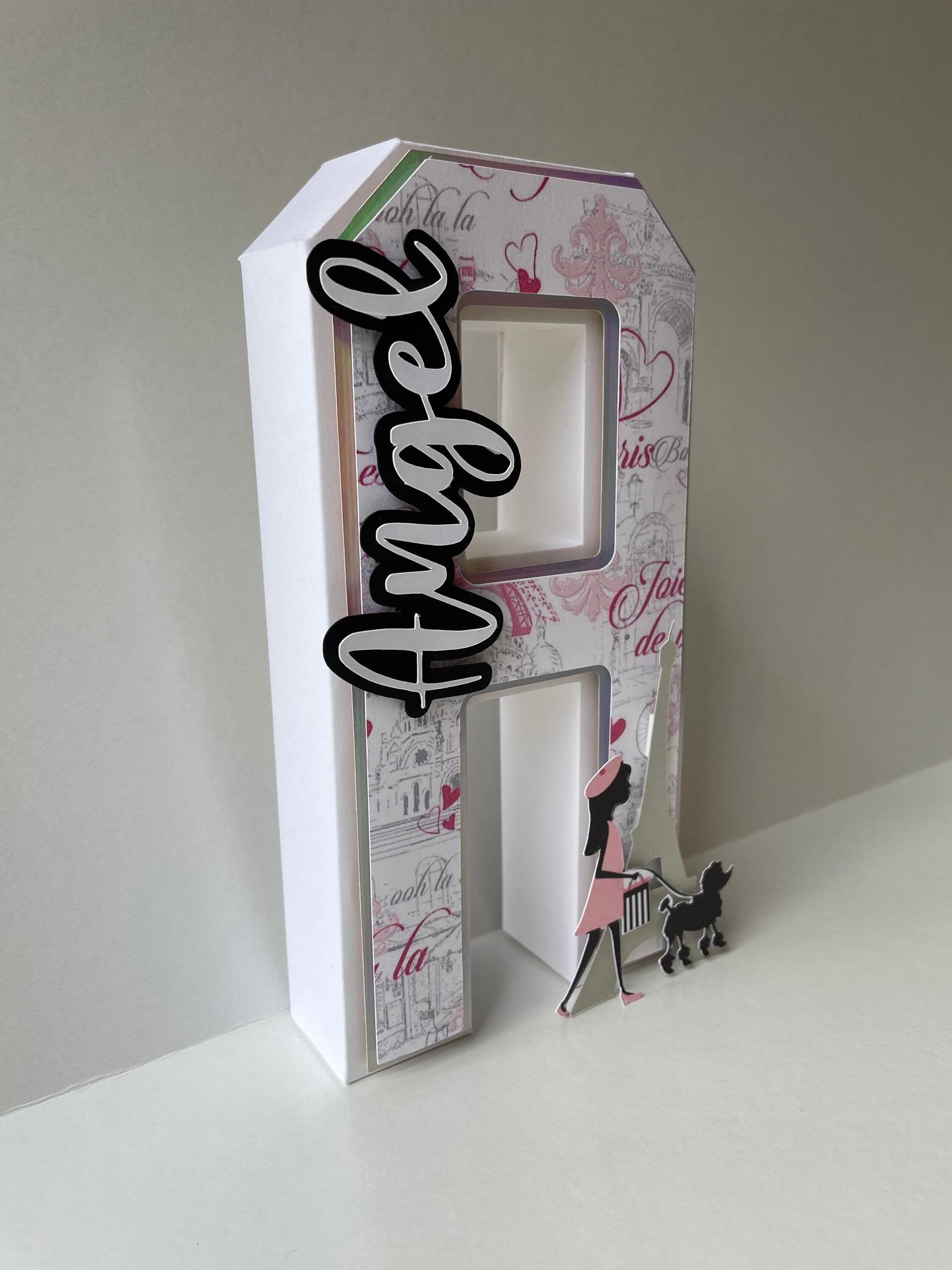 Paris 3D Letter Party, Custom Paris Party Supplies, Paris Birthday ...