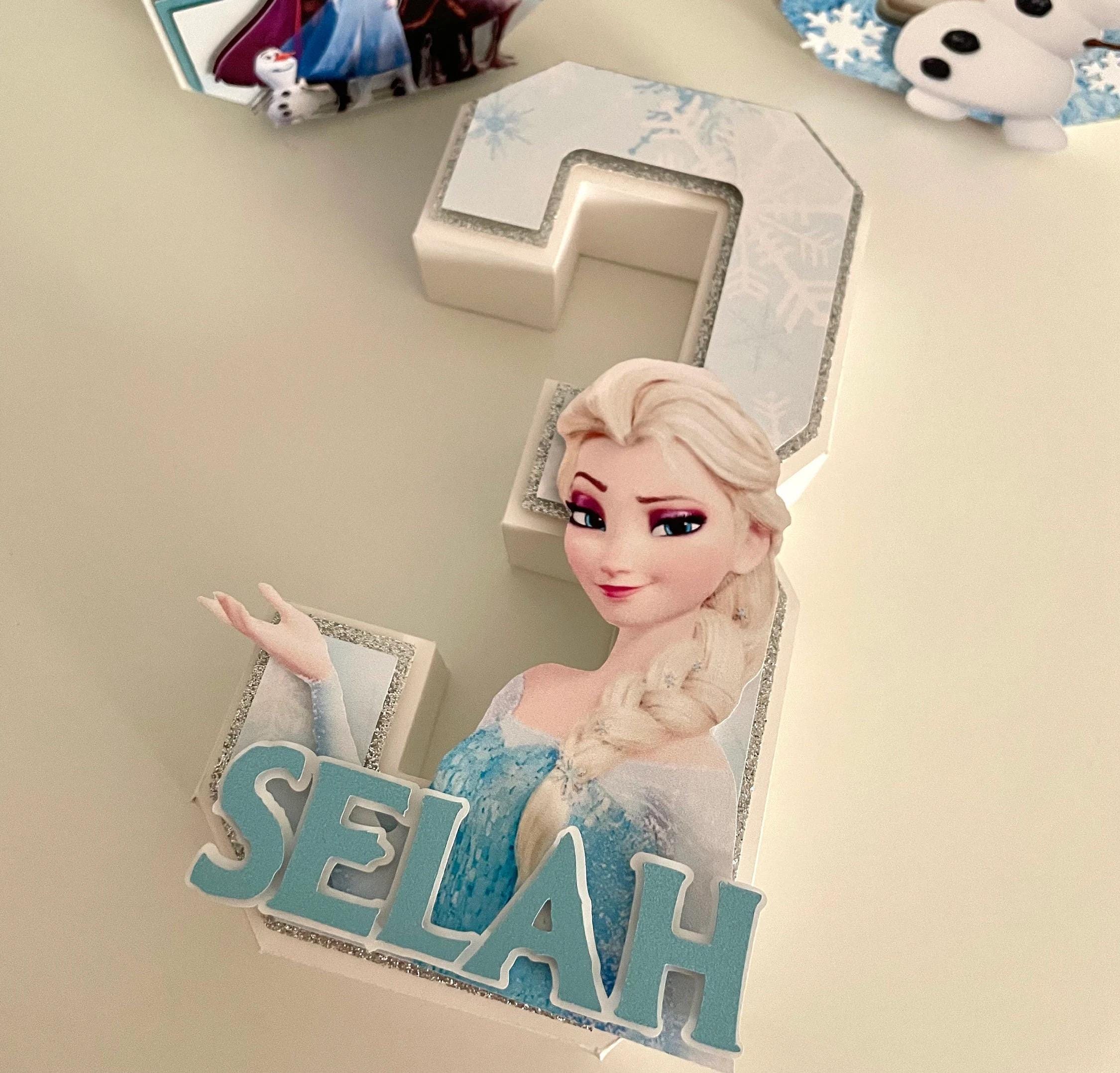 Frozen 3D Letter, Olaf 3D Number, Frozen Party, Frozen Party Theme ...