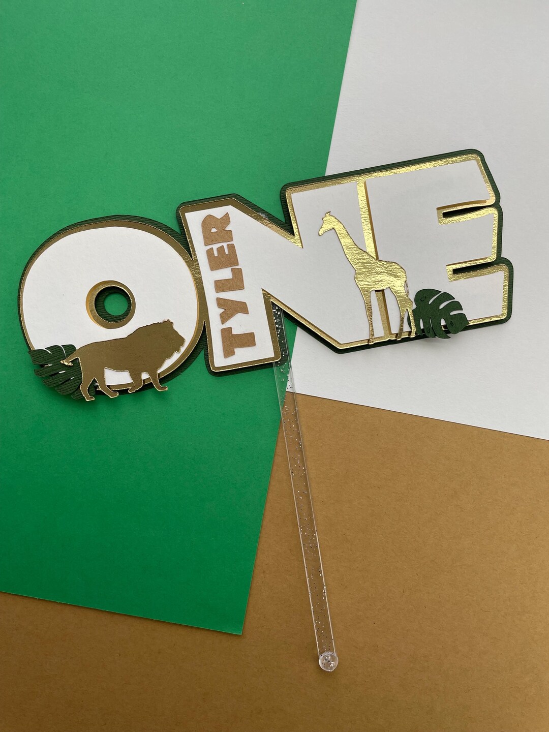 Jungle Cake Topper, Wild One Cake Topper, Jungle Cake Topper, Safari ...