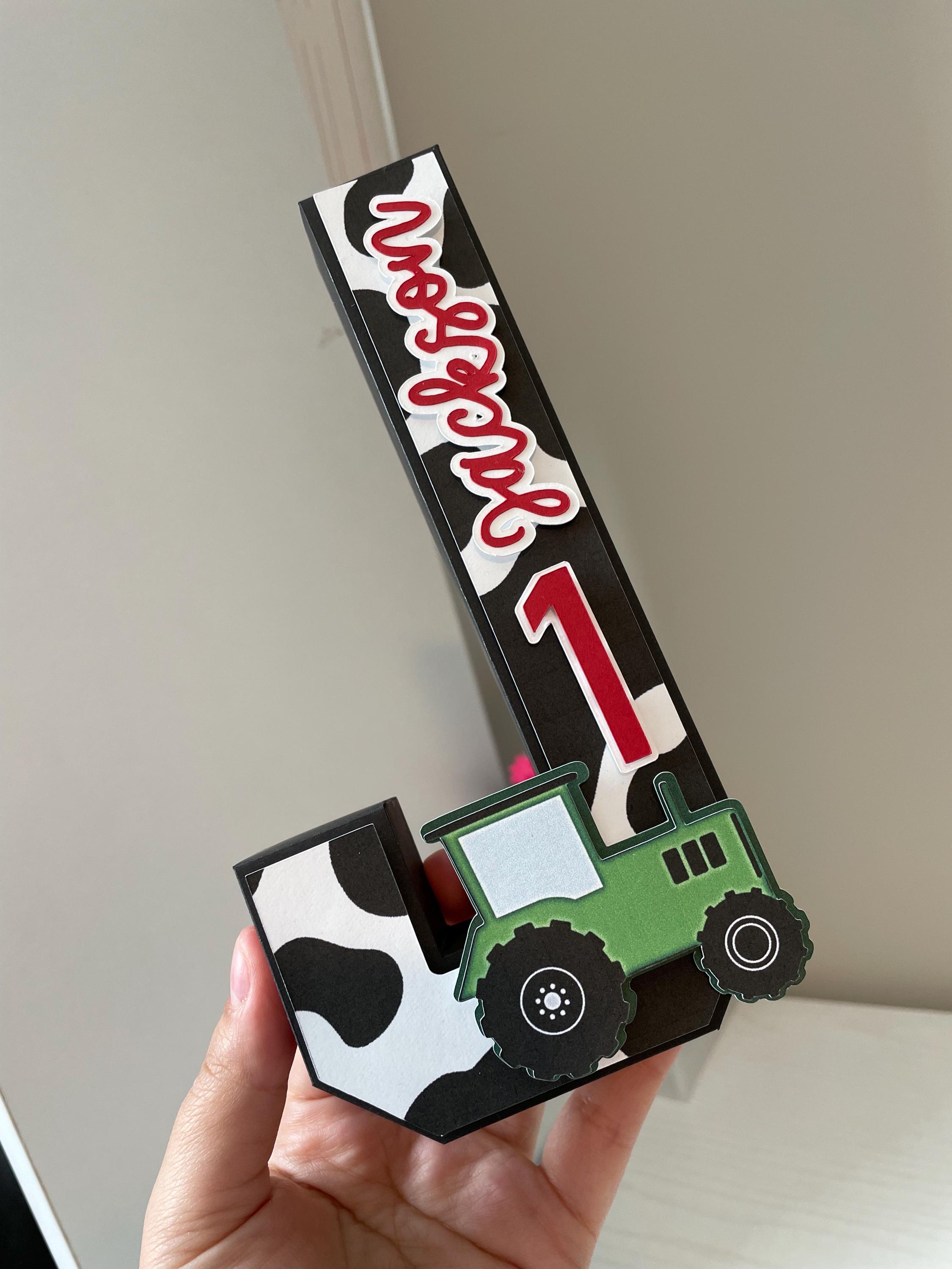 Farm 3D Letters, Tractor 3D Letters, Farm Party Decor, 3D Letters, 3D ...