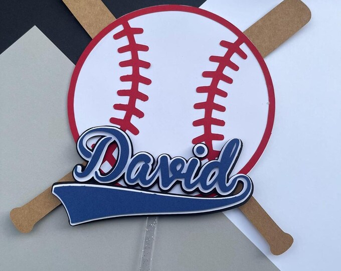 Baseball Cake Topper, Baseball Party Decor, Little Slugger, Baseball ...