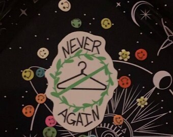 Never Again Stickers - Etsy