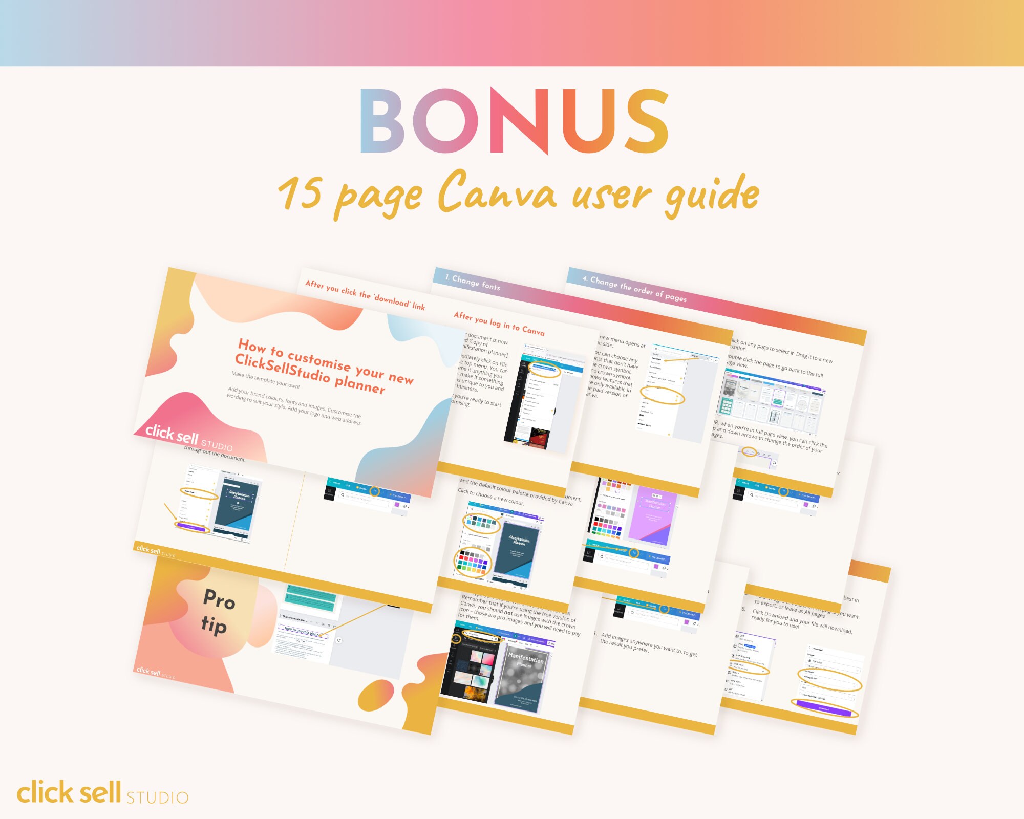 Habit Tracker Editable Canva Template Commercial Use Instant Digital ...